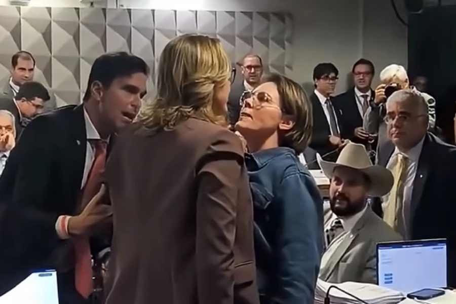 Leila do Vôlei e Coronel Fernanda batem boca na CPMI do INSS - Marreta ...